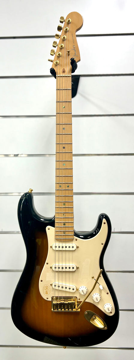 2004 Fender 50th Anniversary American Deluxe Strat -2 Tone Sunburst w ...