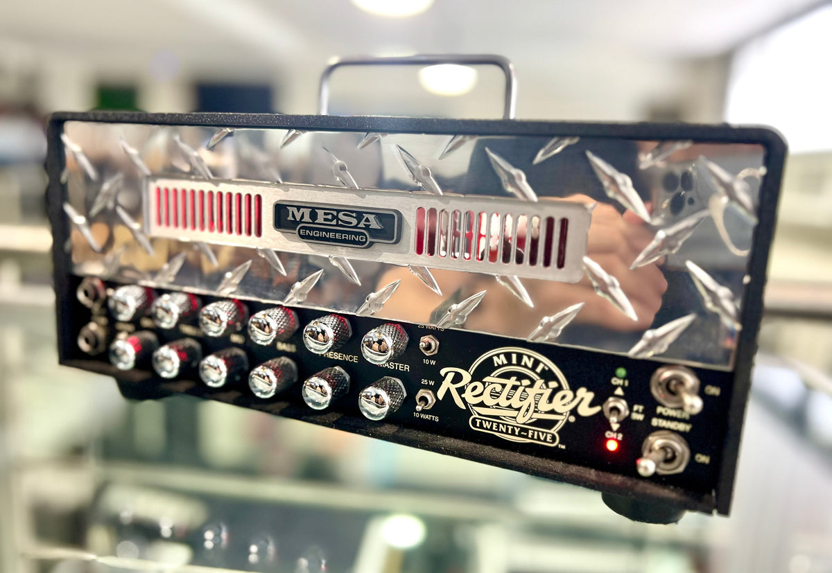 2011 Mesa Boogie Mini Rectifier 25 Valve Amplifier Head w/ Footswitch ...