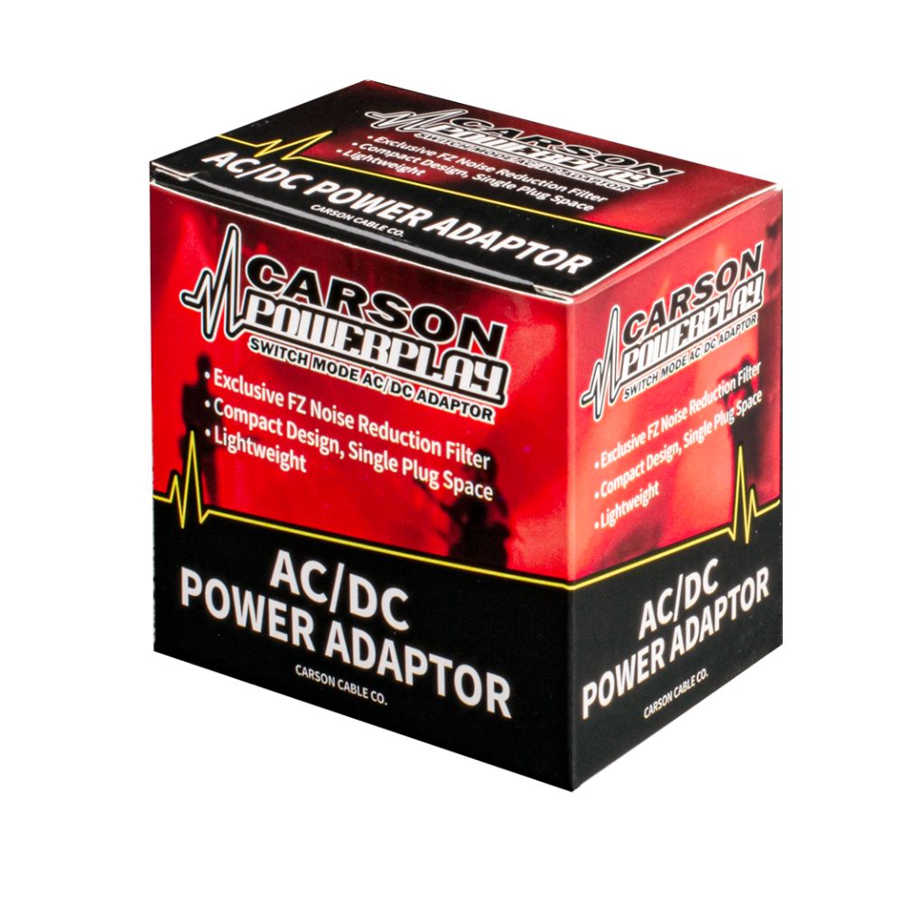 Carson Powerplay Switch Mode AC/DC Power Adaptor – Infinite Music
