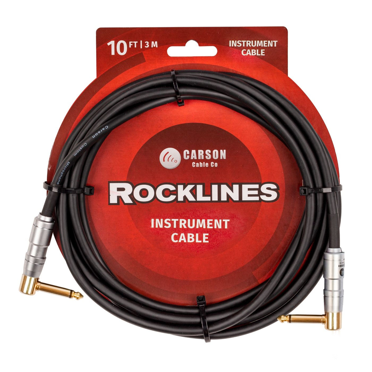 Carson Rocklines 10 Ft Instrument Cable – Infinite Music