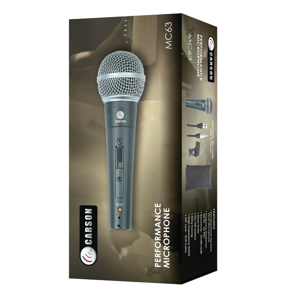 Carson Unidirectional Dynamic Microphone – Infinite Music