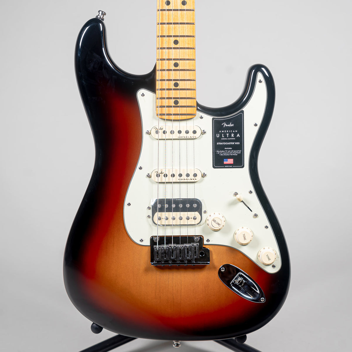 Fender American Ultra Stratocaster HSS Electric Guitar - Ultraburst ...