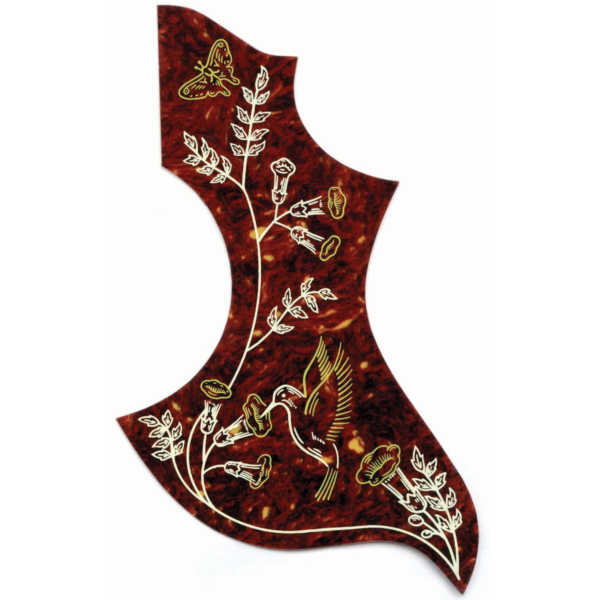 Herco Tortoiseshell Acoustic Guitar Scratchplate - Hummingbird ...
