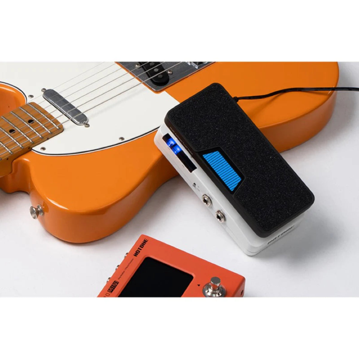 Hotone Tuner Press - Volume & Expression Pedal w/ Built-in Tuner & Buf ...