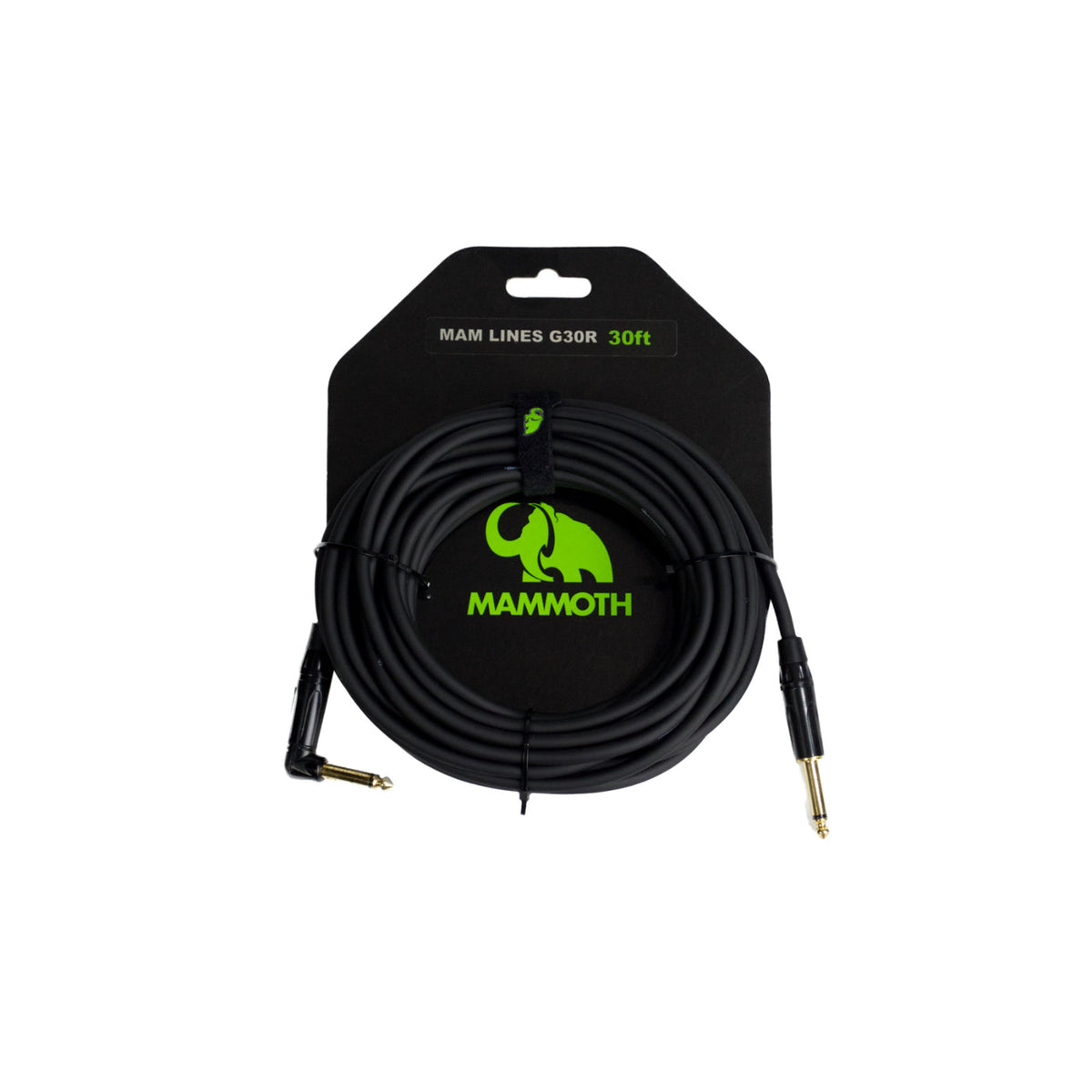 Mammoth Mam Lines G30R 30ft Instrument Cable – Infinite Music