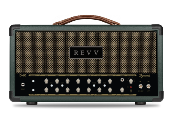 Revv Amplification D40 Dynamis 2ch Amp Head - CUSTOM- British Emerald ...