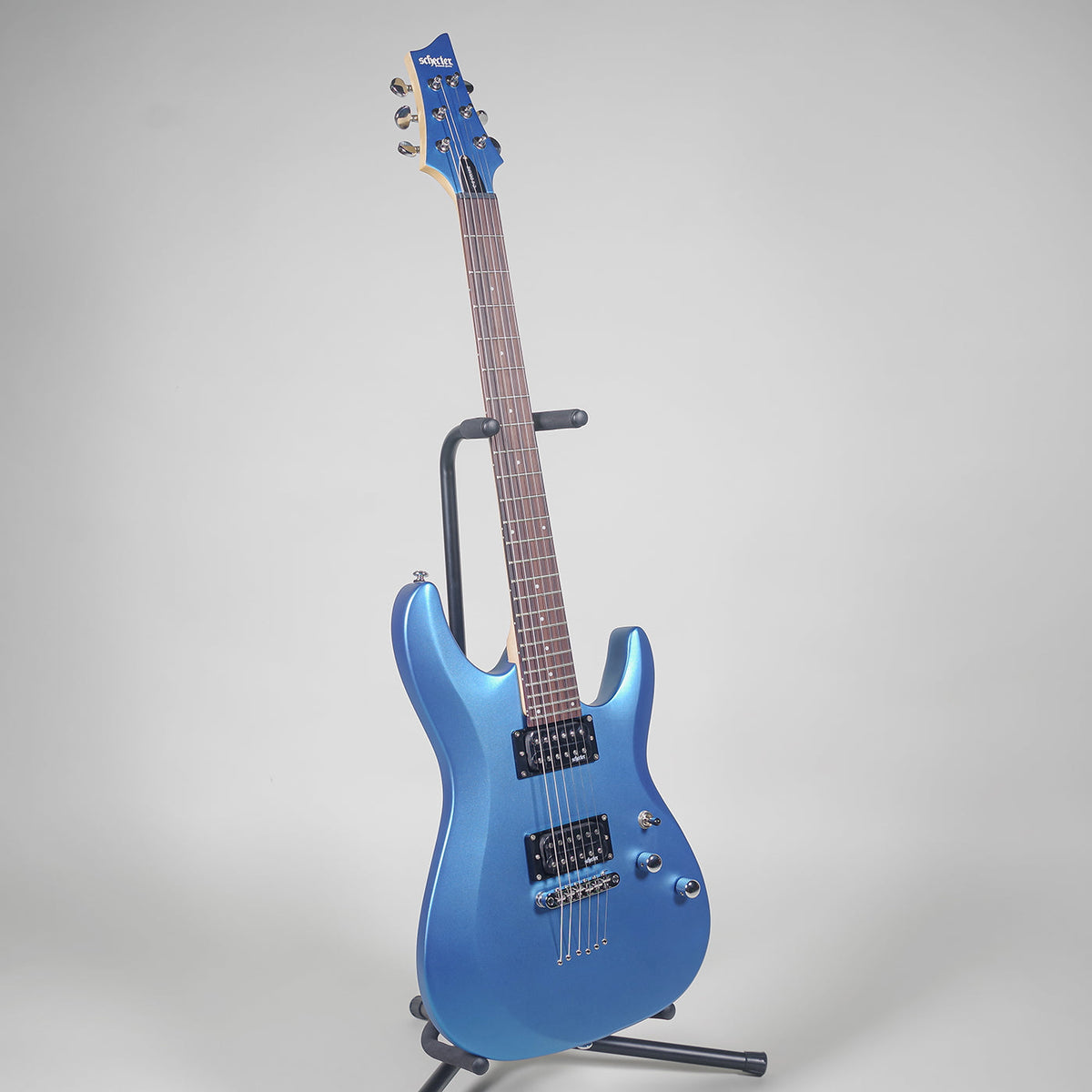 Schecter SCH431 C-6 Deluxe Electric Guitar - Satin Metallic Light Blue ...