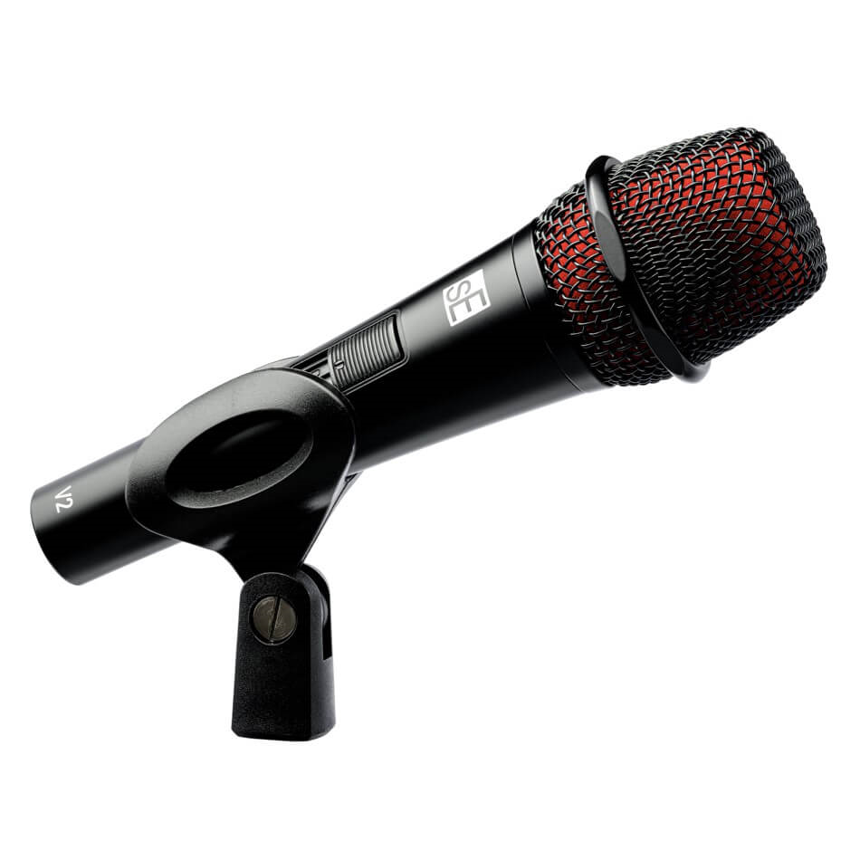 sE Electronics V2 Supercardioid Dynamic Vocal Microphone with Switch ...